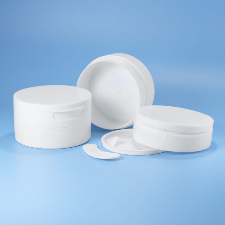 K0410 กระปุกครีมพลาสติก พร้อมไม้พายปาดครีม ขนาด 50 กรัม ราคาถูก